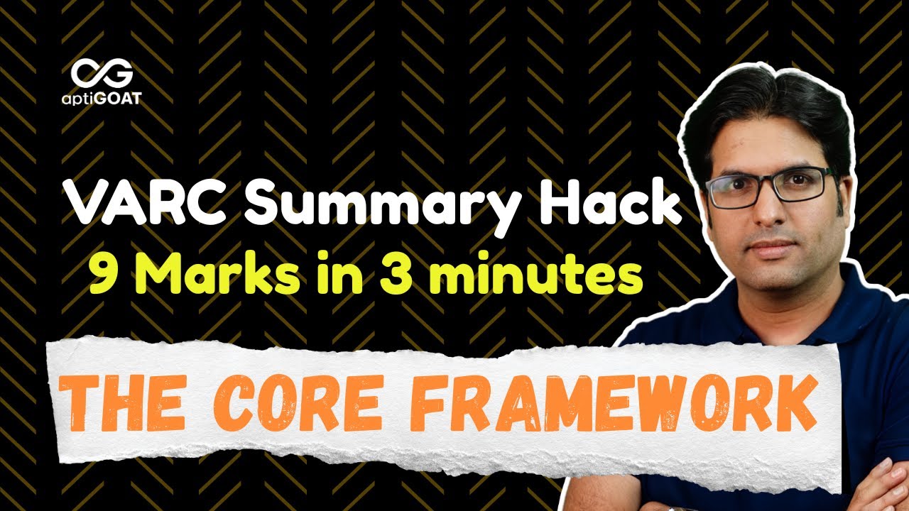 9 Marks in 3 Minutes! | Para Summary for CAT 2025 | VARC | The CORE ...