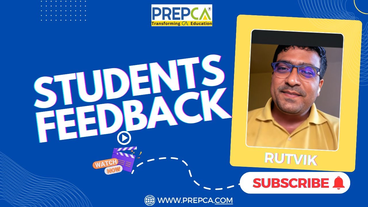 Rutvik Shares His CA Preparation Experience with PREPCA - YouTube