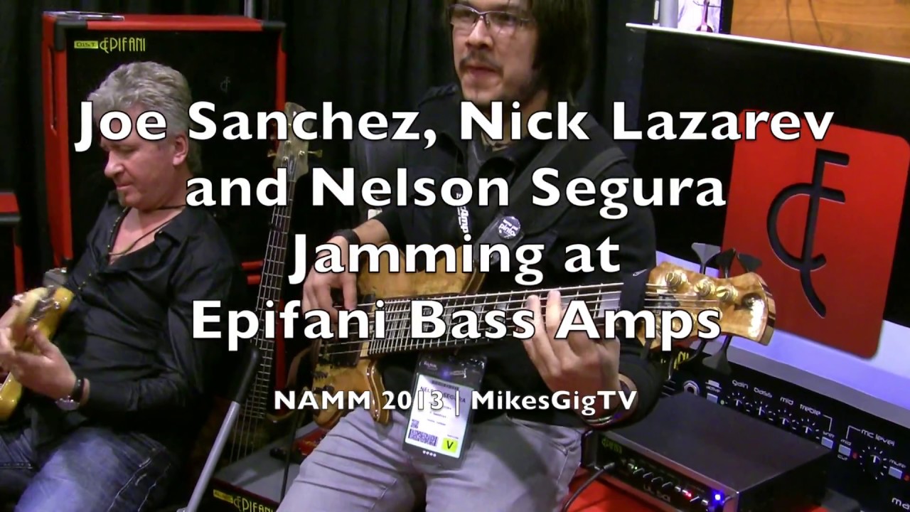 Joe Sanchez, Nick Lazarev and Nelson Segura Jamming at Epifani Bass ...