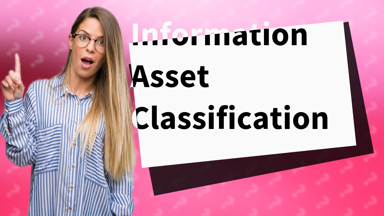 How do you classify information assets? - YouTube