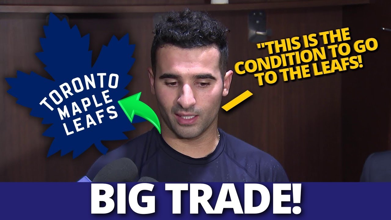NOW! CONDITION JUST REVEALED BY KADRI! BIG DEAL!! MAPLE LEAFS NEWS - YouTube