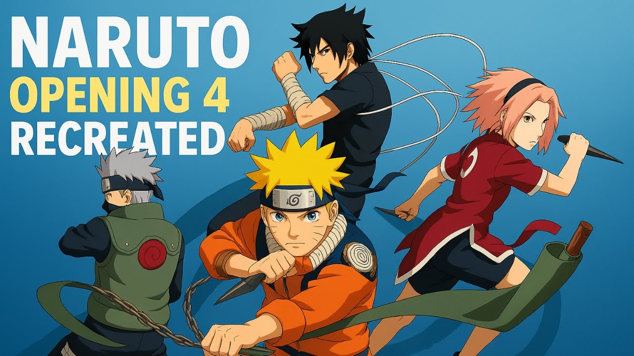 Naruto Opening 4 - Flow - Go !!! - Recreated - YouTube