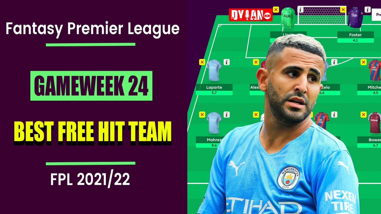 FPL Gameweek 24: Best Free Hit Team | Updated Plans | Fantasy Premier ...