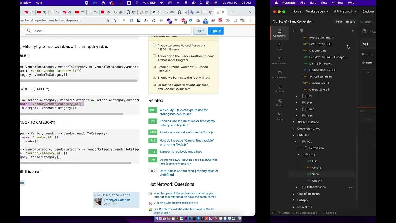 Nestjs API 12 Fix relationships role permission (Đang lỗi ) - 123code.net - YouTube