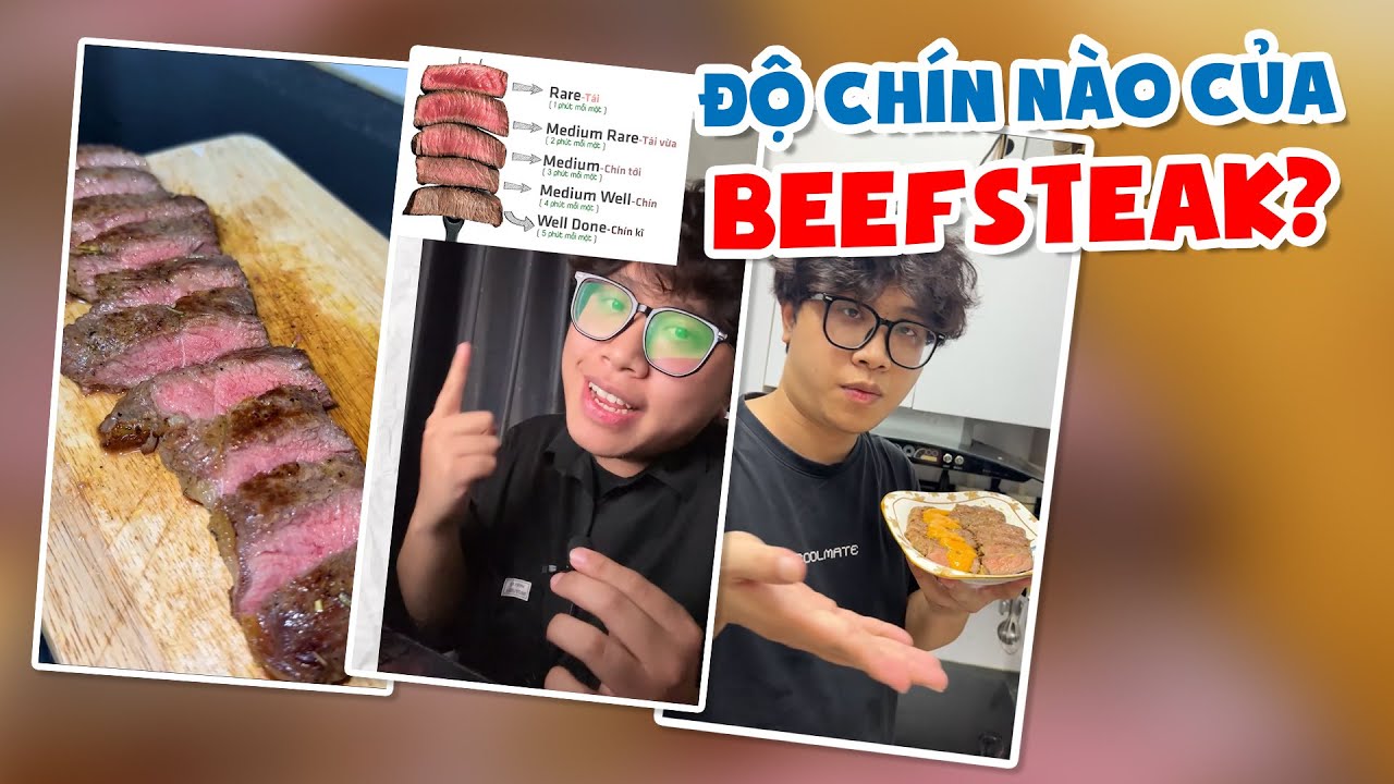 Bạn Thích Độ Chín Nào Của Beefsteak? | Lew Lew Đói Khum? - YouTube