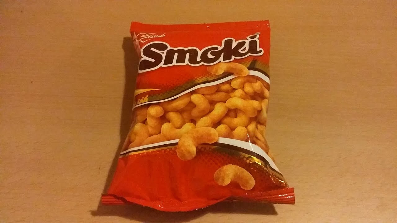 Smoki / Puffed snack with peanuts - YouTube