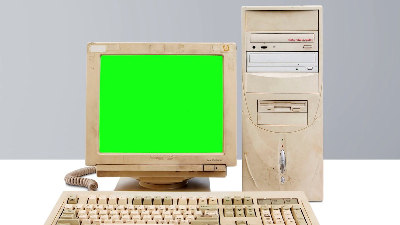 Windows 95 Startup and Green sreen FX - YouTube