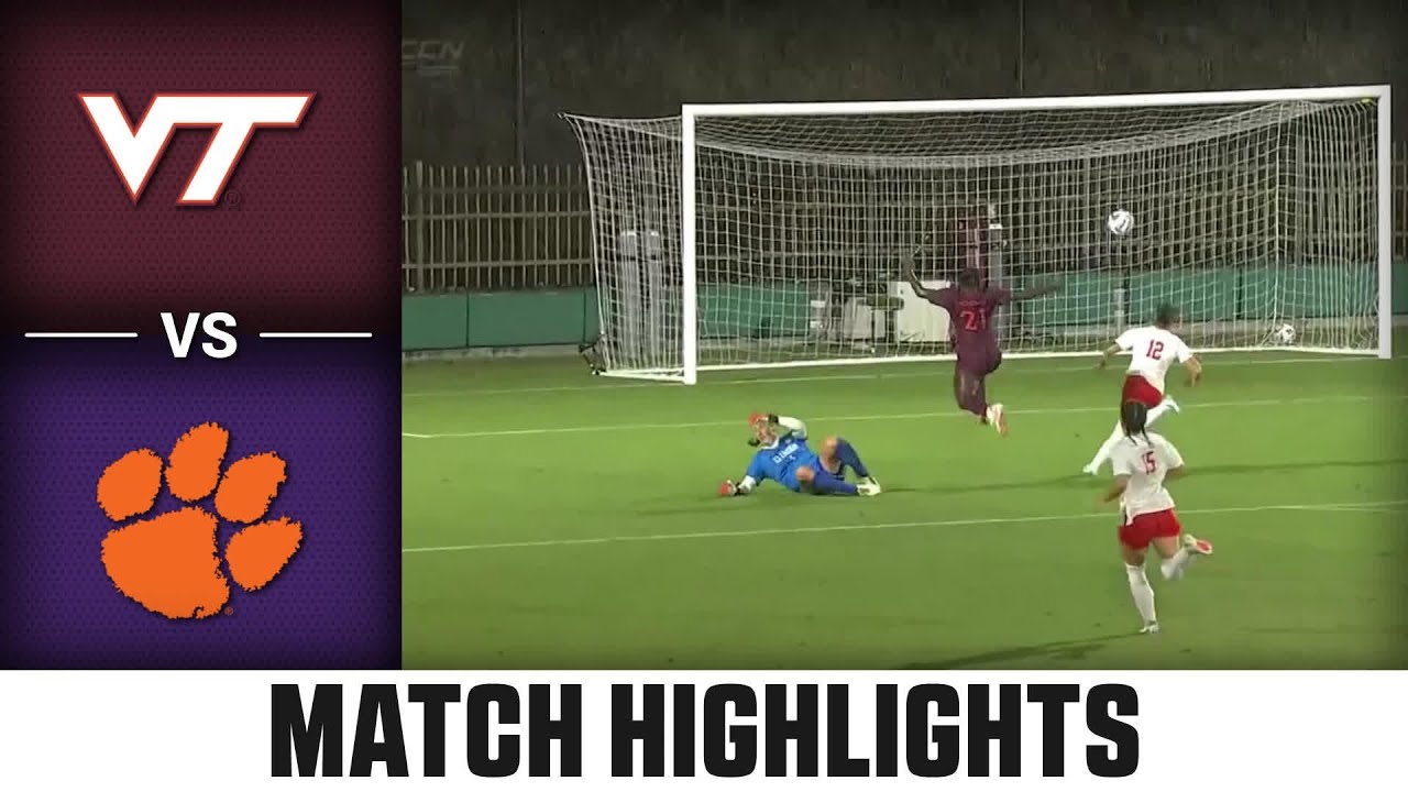 Virginia Tech vs. Clemson Match Highlights | 2024 ACC Women's Soccer ...