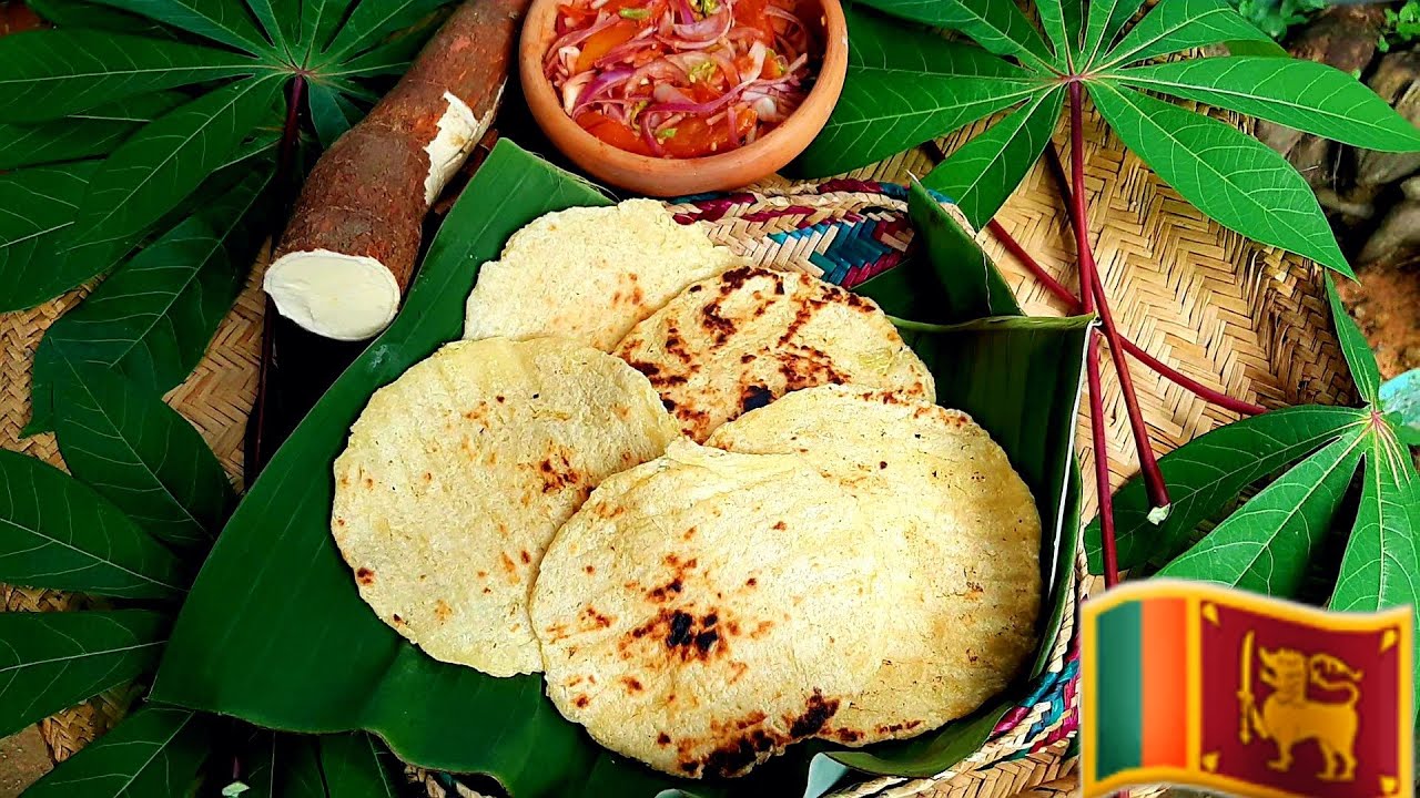 Manioc Roti recipes This is delicious Sri Lankan village food. pol roti ...