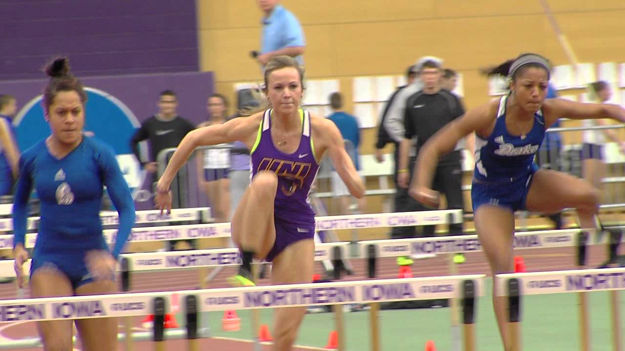 UNI track and field: Jack Jennett Invite - 60 meter hurdle finals ...