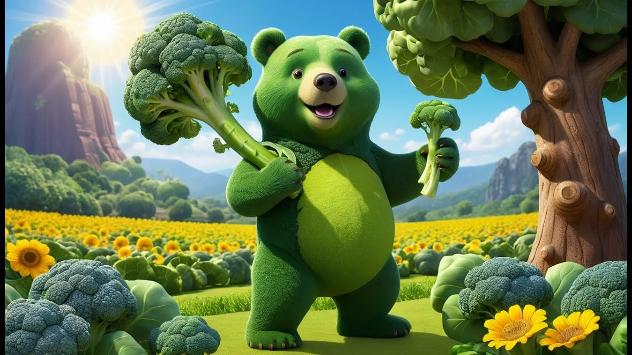 Veggie Bear Yes Yes Veggies | Healthy Eating Song for Kids | Sing ...