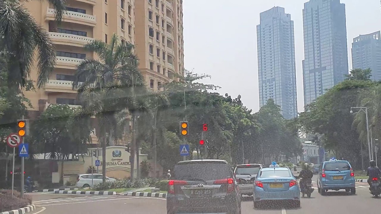 Driving In Jakarta - Indonesia | SCBD (Sudirman Center Business ...