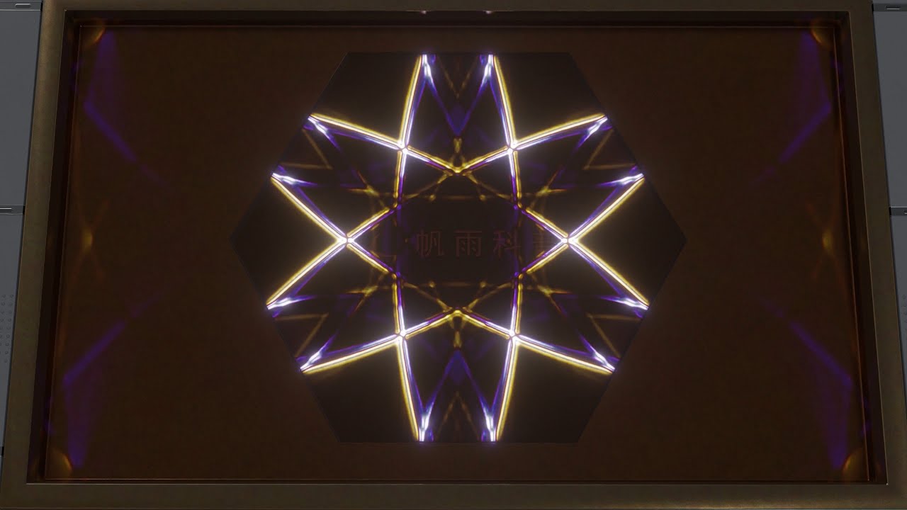 A wave in a hexagon-bestagon - YouTube