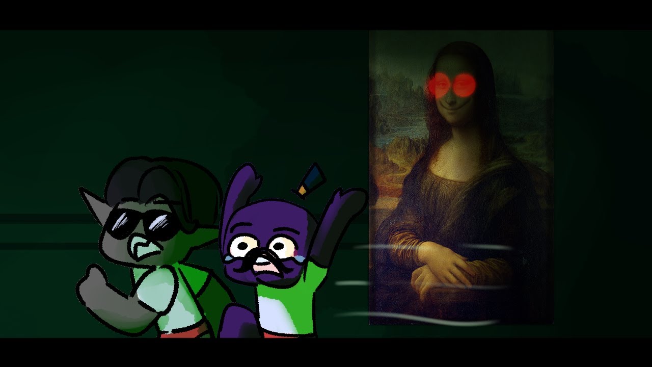 HELP! THERE'S AN UGLY PAINTING CHASING US! | 迷宮校舎 | School Labyrinth ...