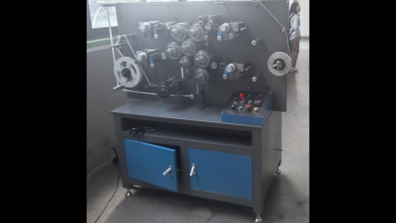 Offline printing machine for strap - YouTube