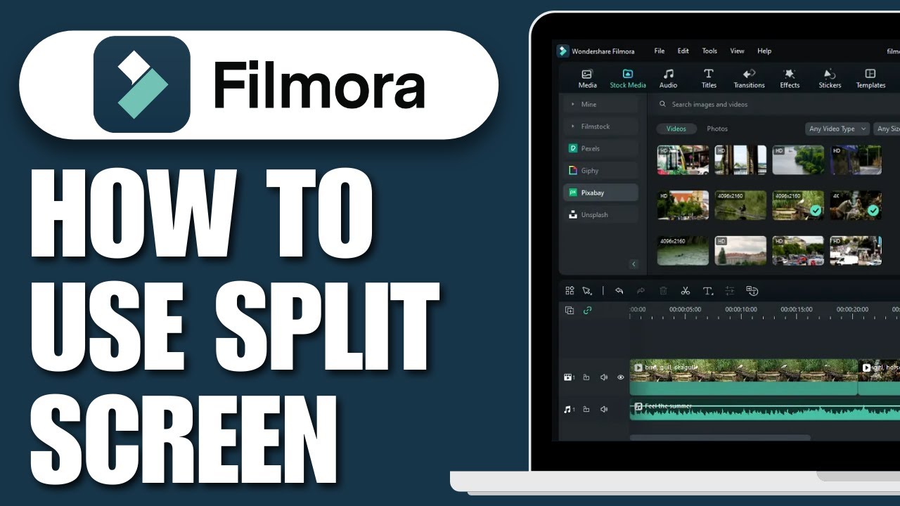 How To Use Split Screen in Filmora (2O25) - Full Guide - YouTube