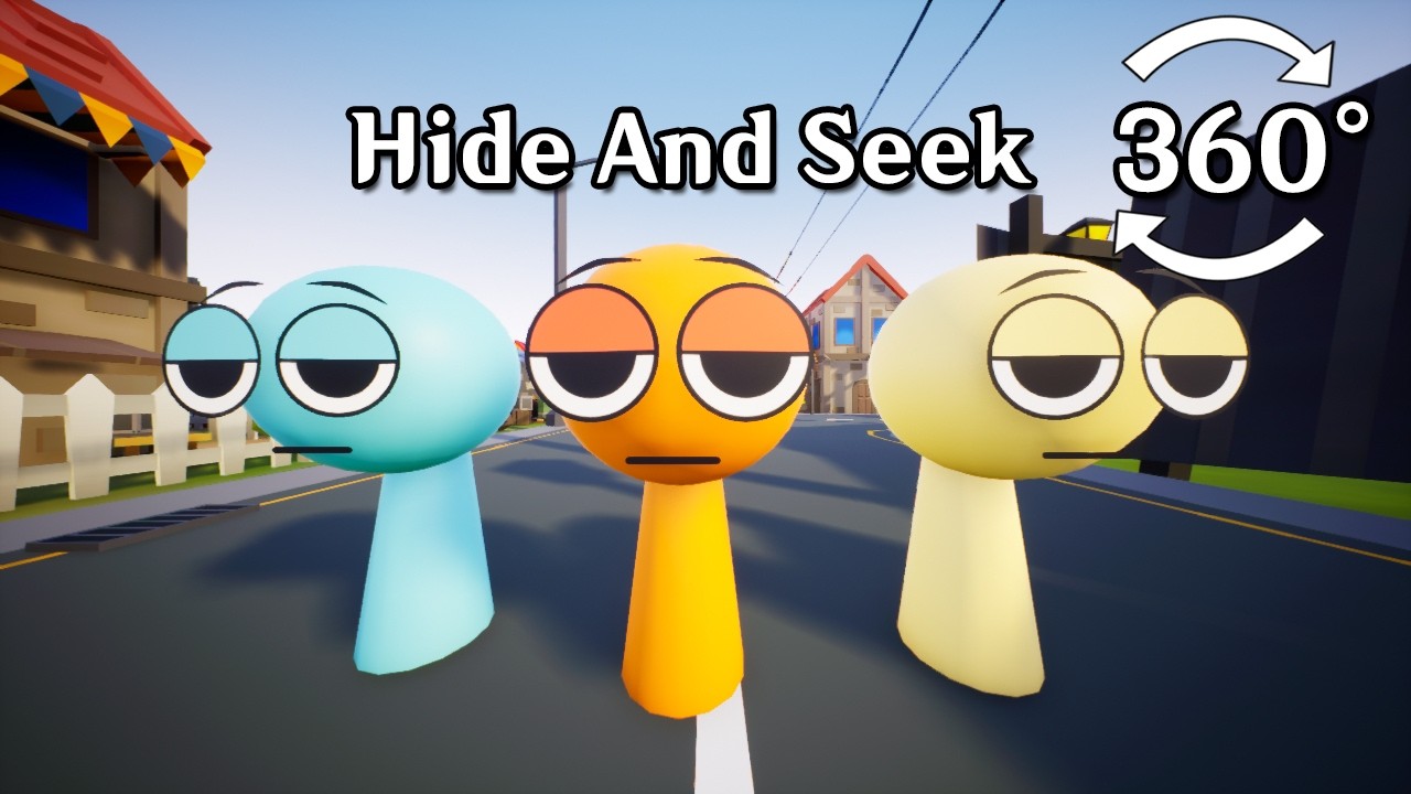 Ultimate 360° Hide and Seek with Sprunki Characters - YouTube