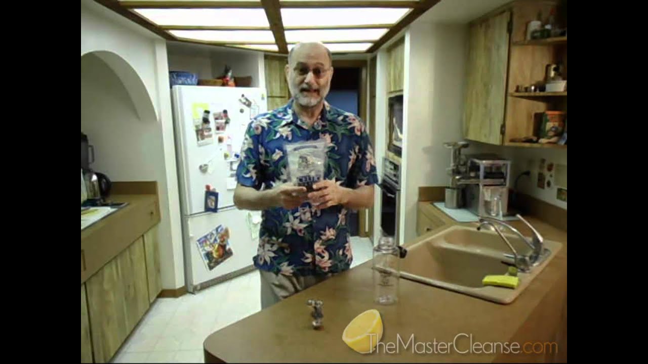 Master Cleanse - Making the Salt Water Flush - YouTube