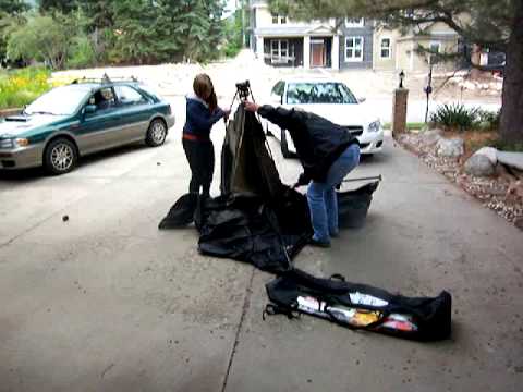 The 60 second coleman tent - YouTube