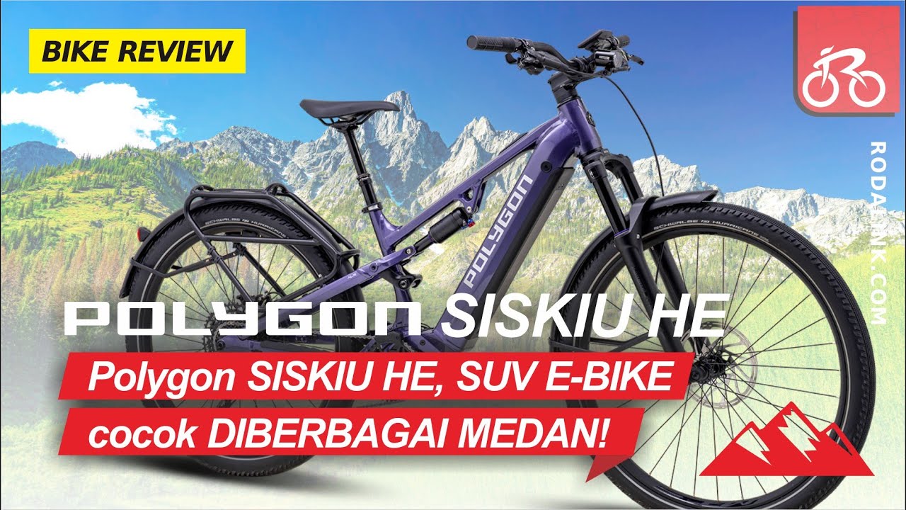 Polygon Siskiu HE Purple, SUV E-Bike cocok diberbagai medan! - YouTube