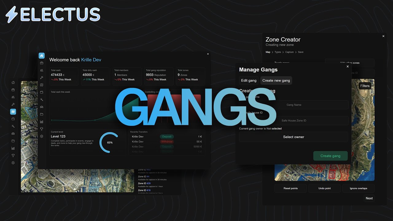 Electus Gangs | Complete Criminal System | FiveM Script - YouTube