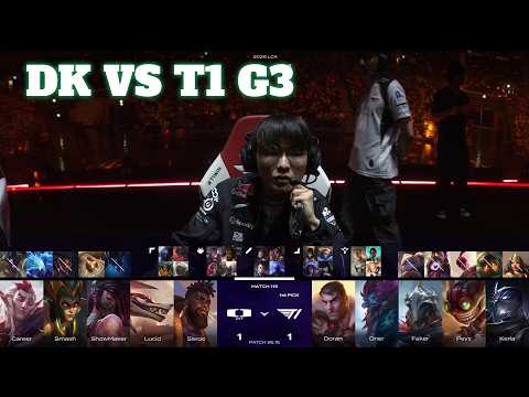 DK vs T1 Game 3 | LCK 2026 Rounds 3-4 Week 12 Day 3 | Dplus Kia vs T1 G3