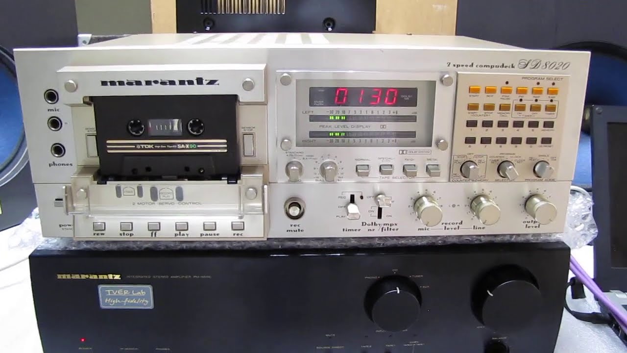Marantz SD-8020 CASSETTE DECK - YouTube