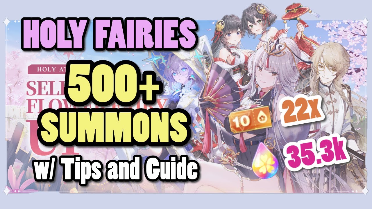 Holy Fairy Selection Tips and Guide (with 500 summons) - The Legend of ...