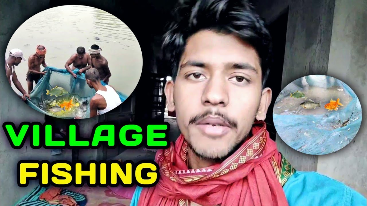 देखिए गांव में मछली कैसे पकड़ते हैं 😳 | गांव कि जिंदगी 🥺 | VILLAGE FISHING 🦦 | Deepak Singh ...