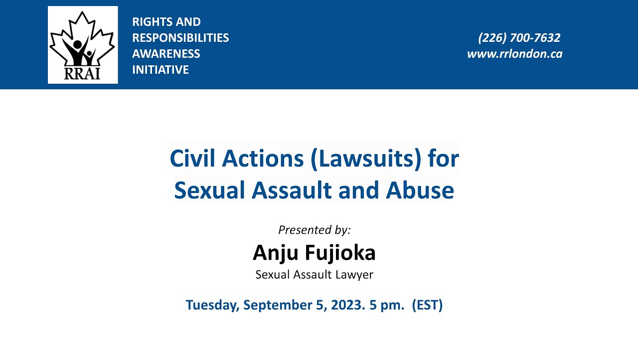 Civil Actions (Lawsuits) for Sexual Assault and Abuse - YouTube