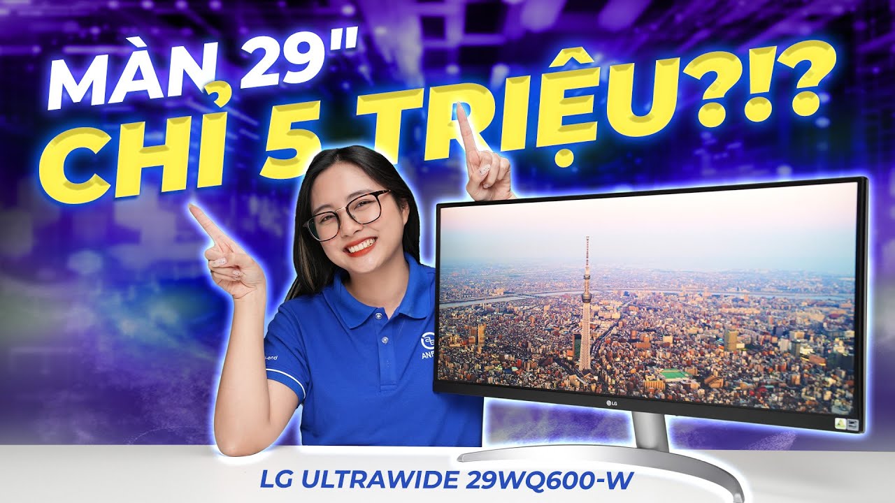 LG UltraWide 29WQ600-W - Hơn 5 Triệu Sở Hữu Màn 29 Inch? Quá Rẻ!! - YouTube