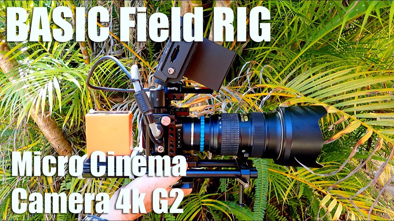 Blackmagic Micro Studio 4KG2 Rig Part 1 set up for wildlife filming ...