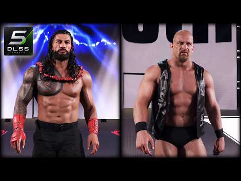 WWE 2K25: ROMAN REIGNS vs. STONE COLD STEVE AUSTIN - ENHANCED Using DLSS 5 (RTX 4060)