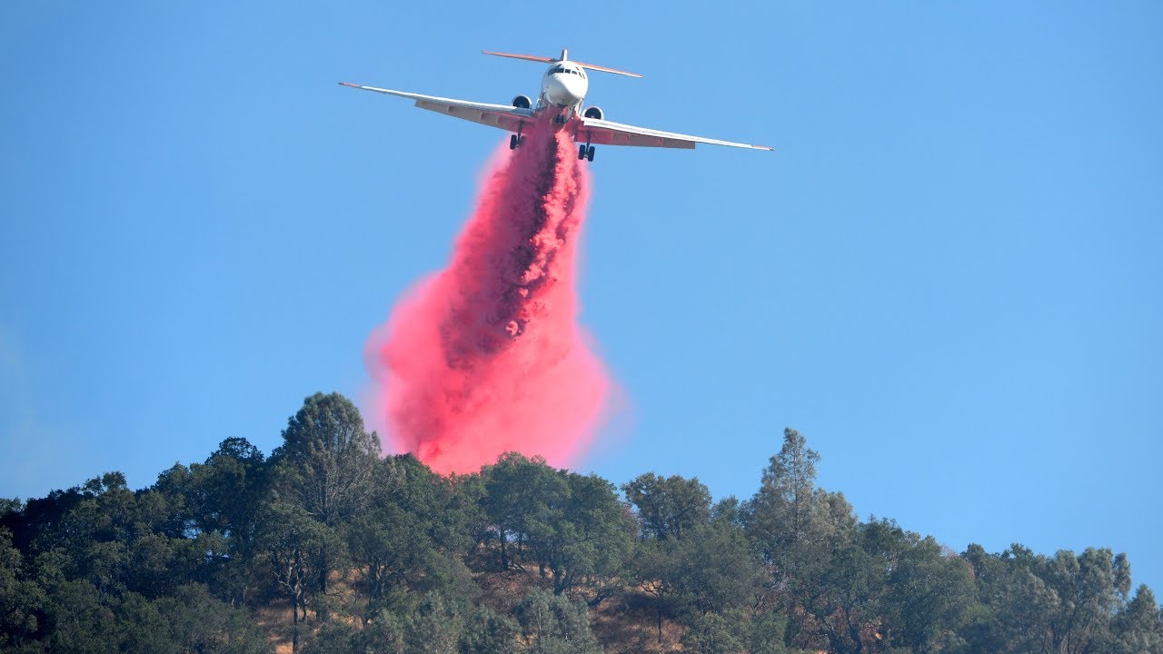 Marsh Creek Road fire destroys at least one home - YouTube