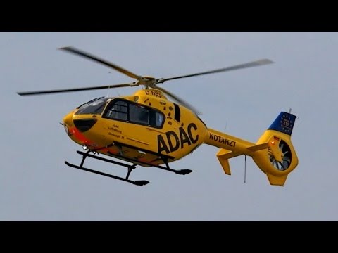 EC-135 GIGANTIC SCALE VARIO RC ELECTRIC MODEL HELICOPTER FLIGHT DEMO ...