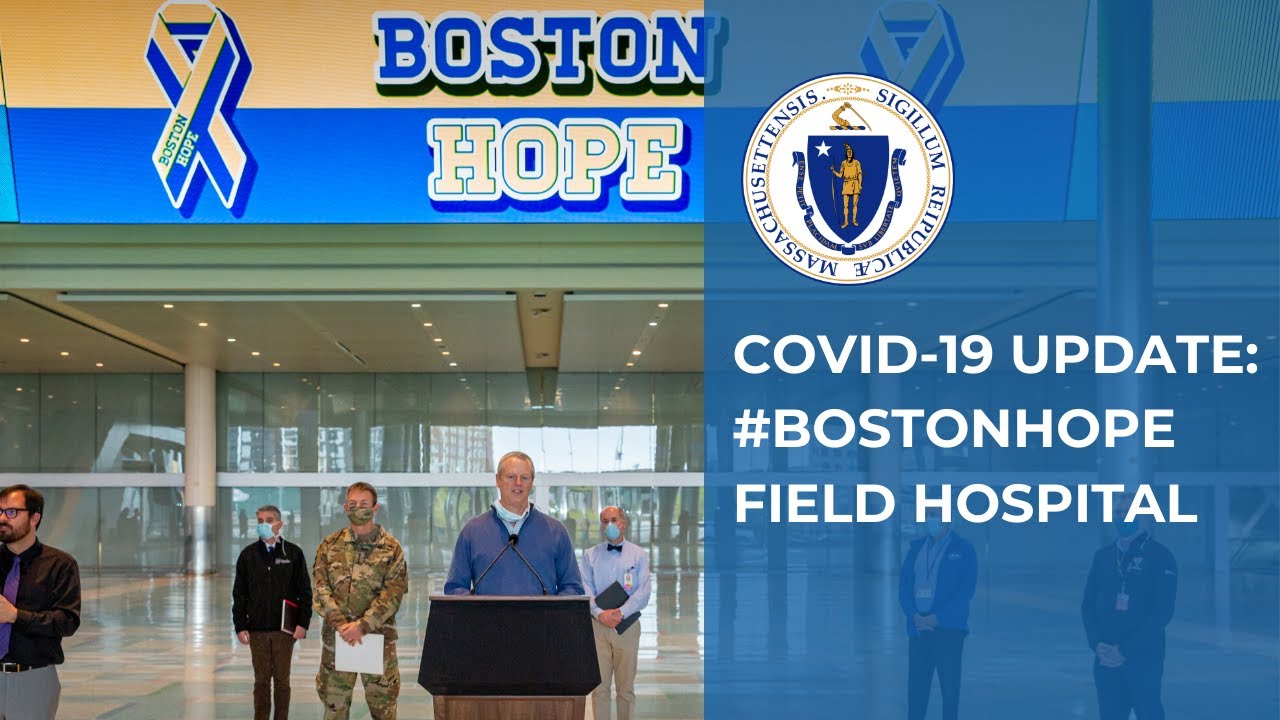 COVID-19 Update: Visit To Boston Hope Field Hospital - YouTube