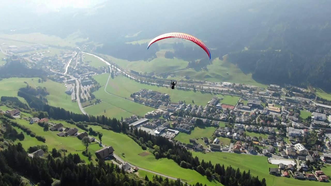 Paragliding in Sillian Italy using a drone for bird view shots! - YouTube