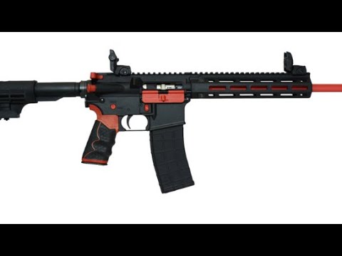 Tippmann Arms M4-22 Redline rifle with speed loader - YouTube