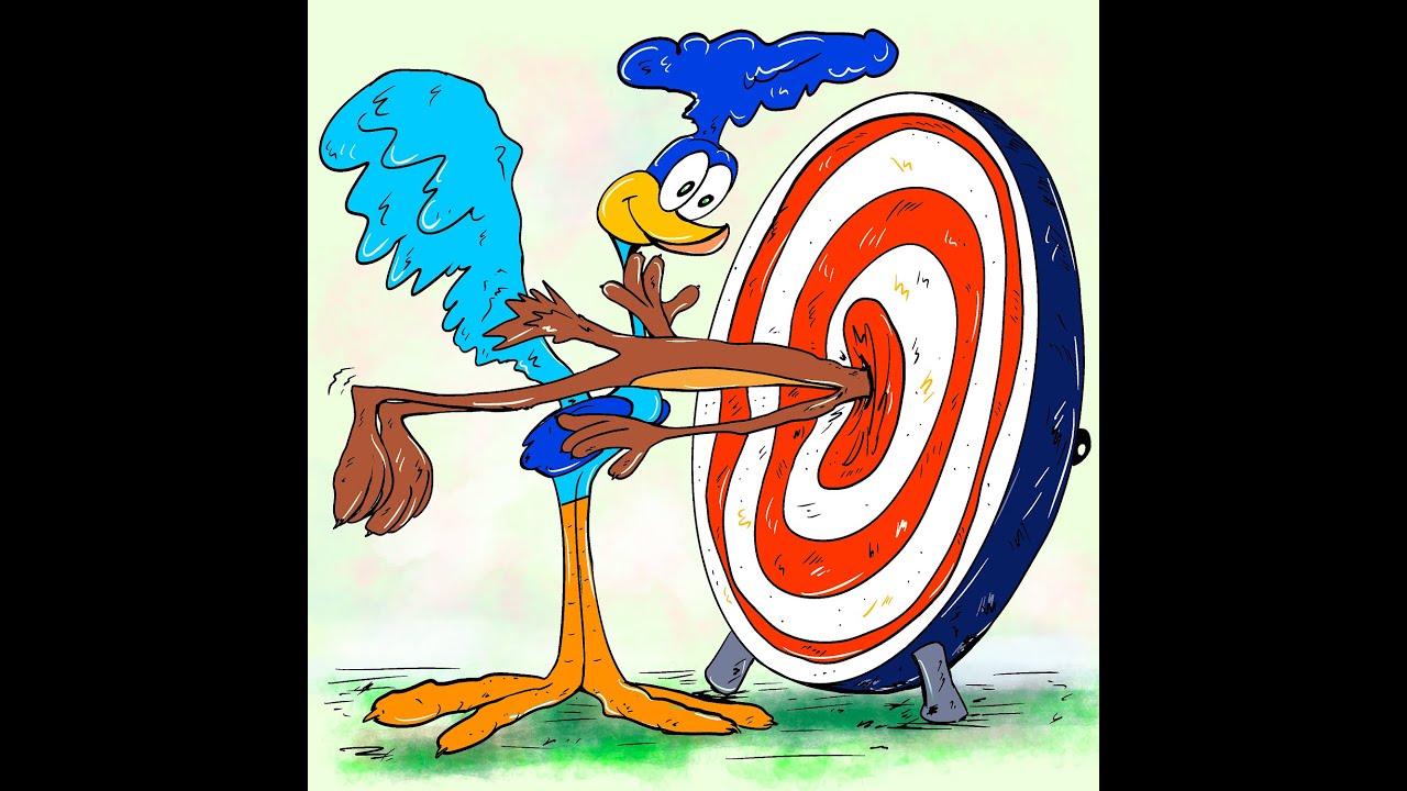 Wile E. Coyote and the Road Runner * Hit the Target ! (2024) | Drawing ...
