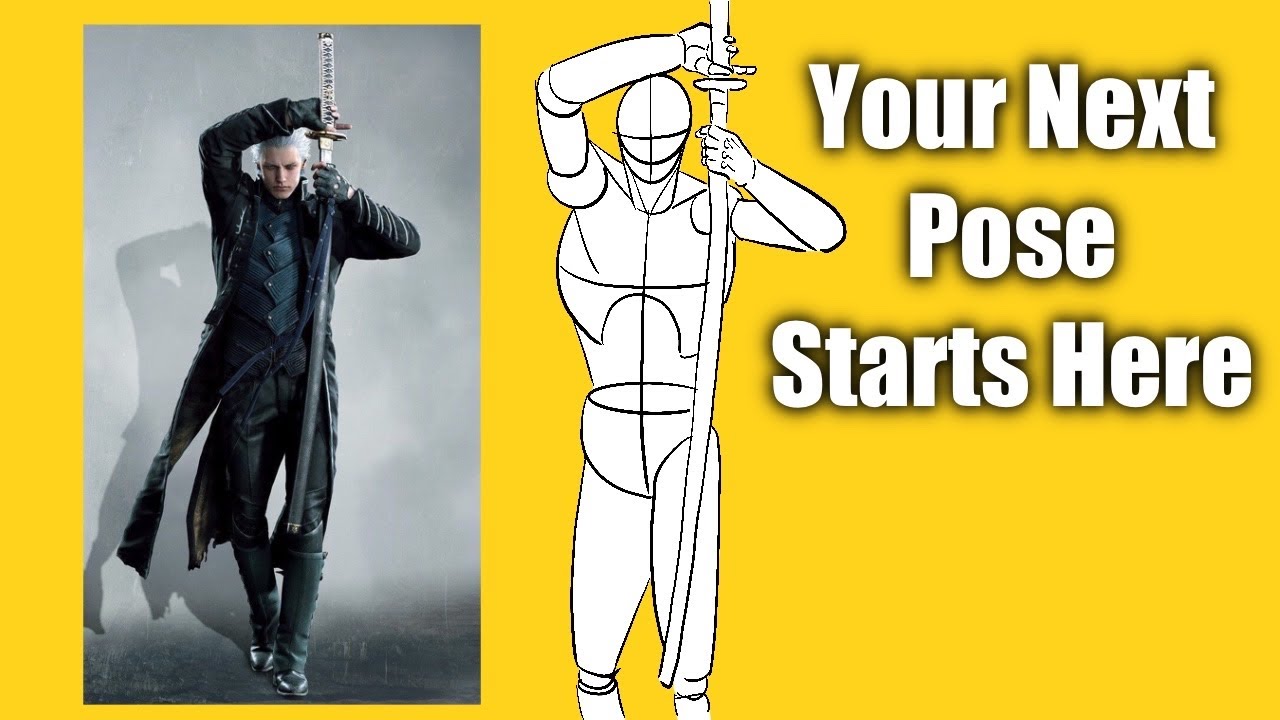 Master Easy Anime Poses Step by Step | Dynamic Pose Drawing Tutorial ...
