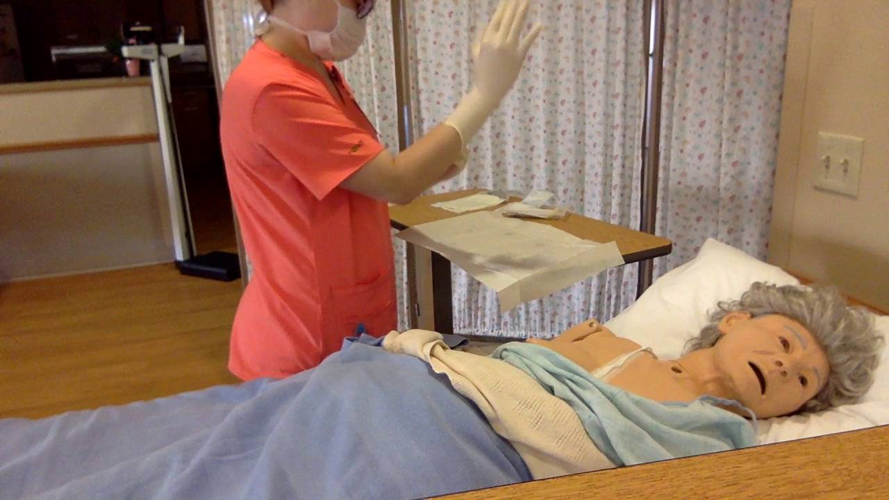 CVC dressing change - YouTube
