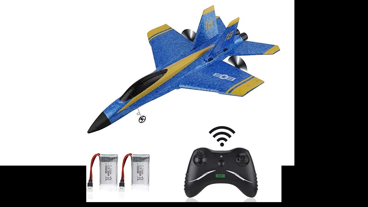 RC Plane F-18 Remote Control Airplane 2.4GHz 3.5 Channel 6-Axis Gyro ...