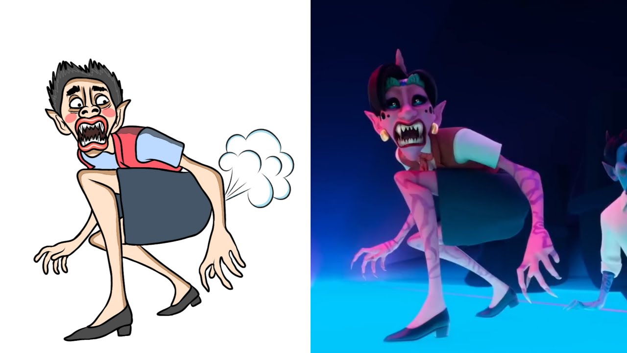 Huntrix How It's Done - Kpop Demon Hunters Funny Drawing Meme Video 🤣 ...