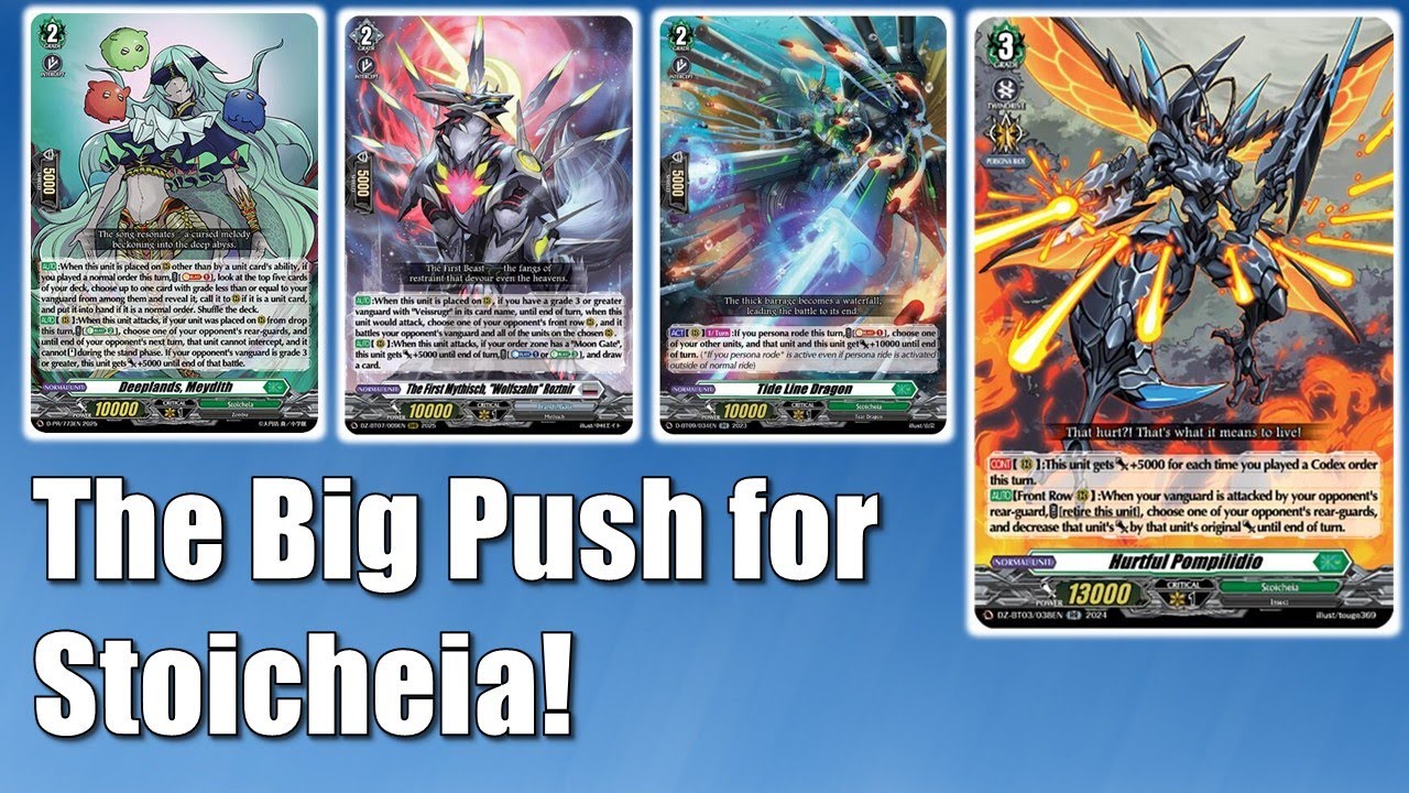The Big Push for Stoicheia! - Cardfight Vanguard DivineZ Market Watch ...
