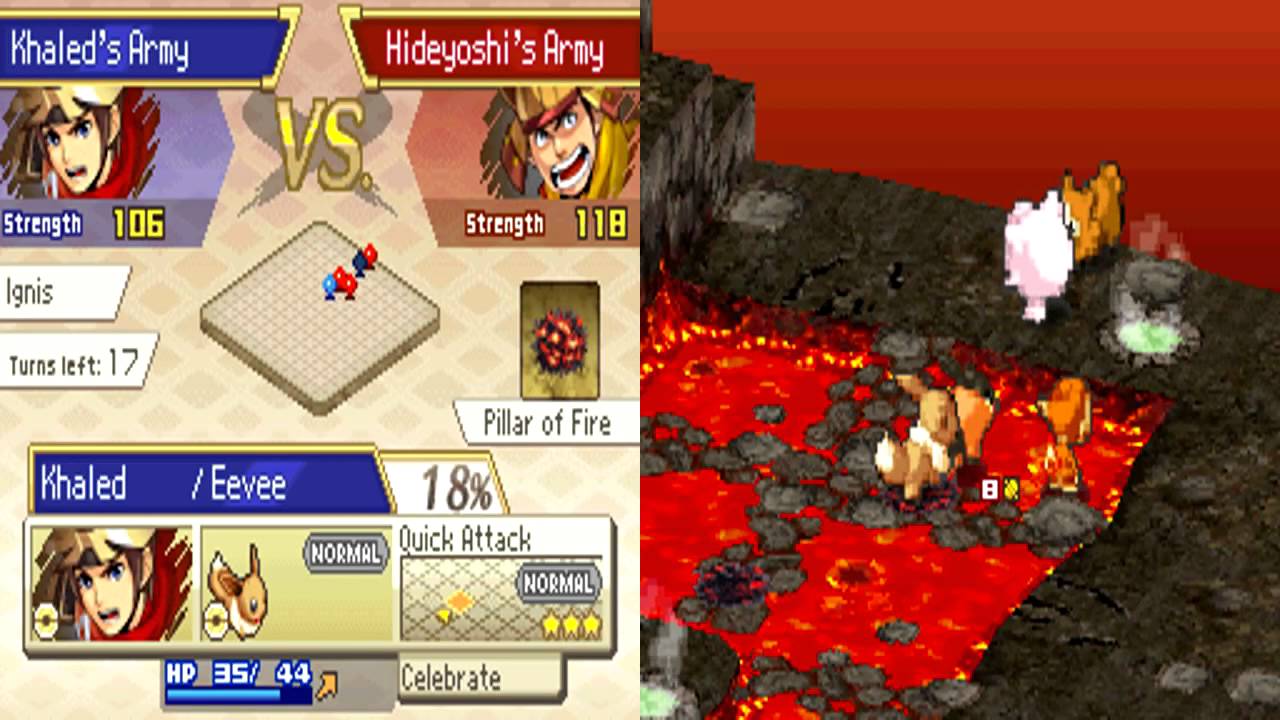 Pokemon Conquest : Taking over ( attacking ) Ignis [ vs. Hideyoshi army ...