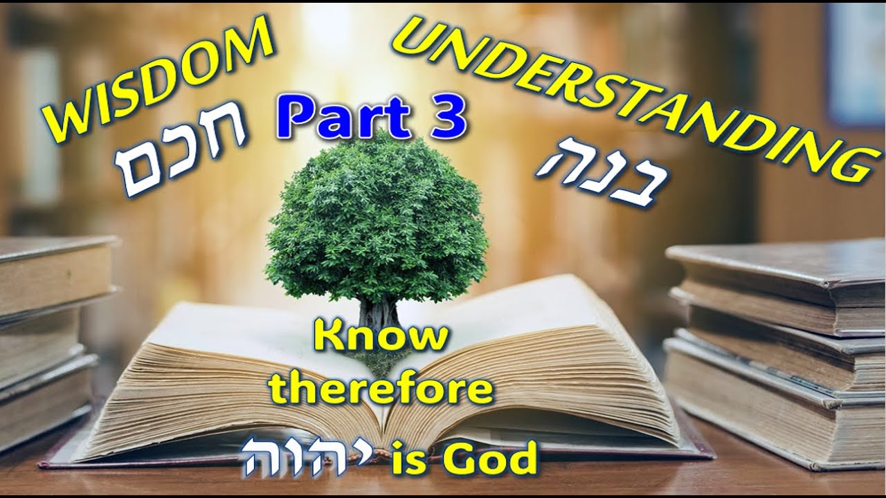Know therefore G-d with Wisdom (Chochmah) and Understanding (Binah ...