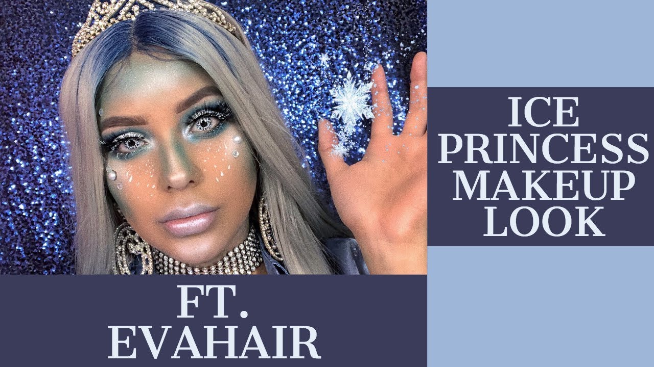 ICE PRINCESS MAKEUP LOOK FT. EVAHAIR - YouTube