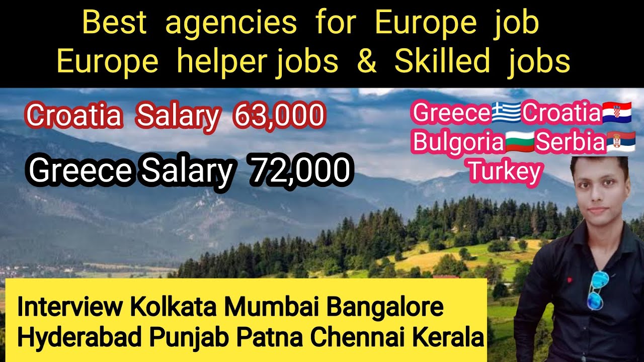 Best agencies for europe job | Greece🇬🇷Croatia🇭🇷 Serbia job | - YouTube