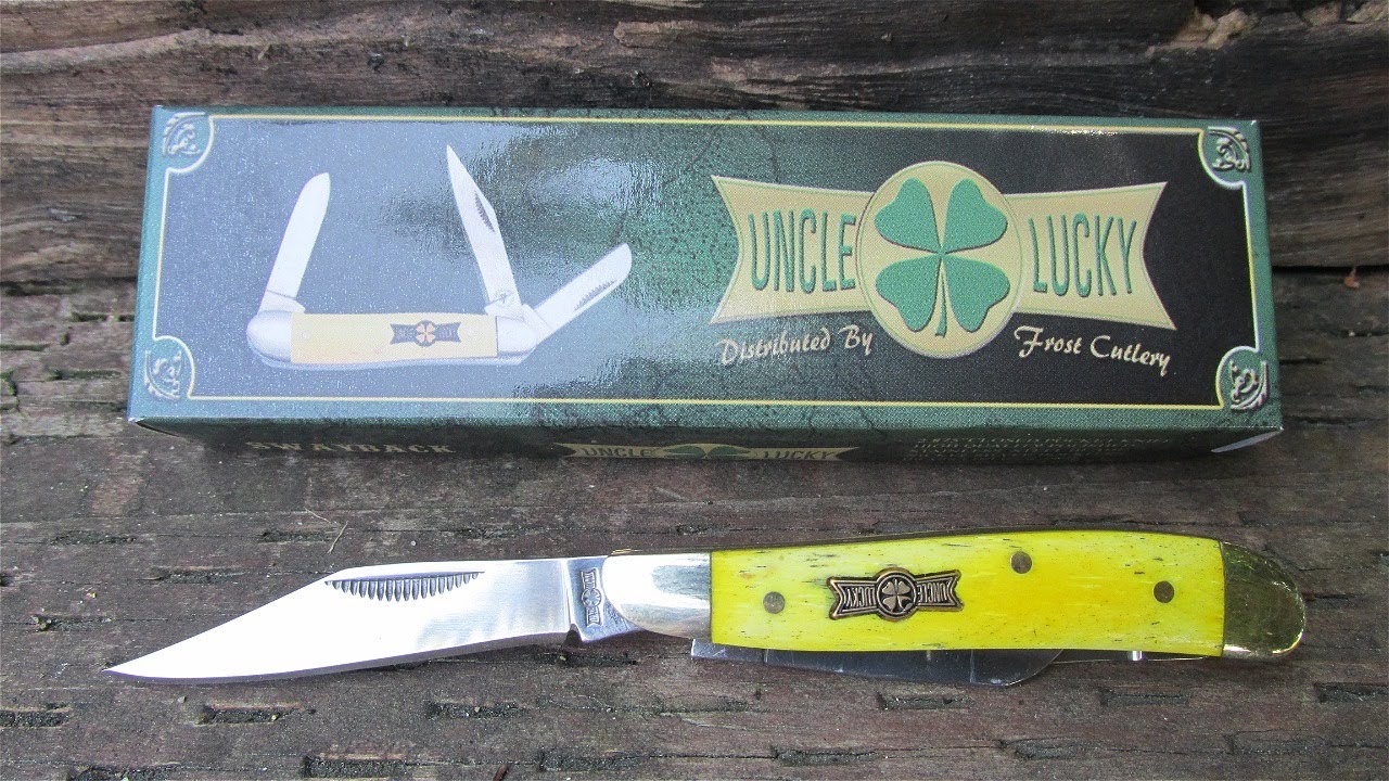 BANANA STOCKMAN - UNCLE LUCKY - FROST CUTLERY UL-195BNSB3 - YouTube