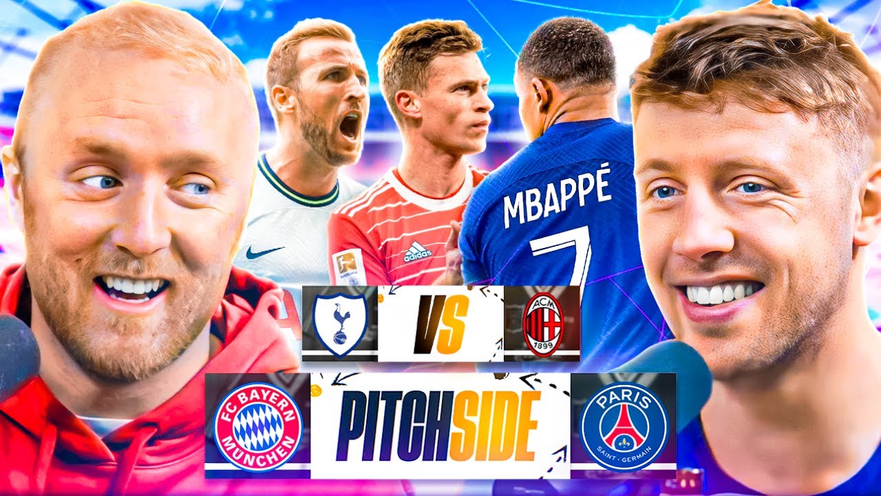 Champions League SPURS 0-0 AC MILAN & BAYERN 2-0 PSG! ft. W2S & Proddy ...